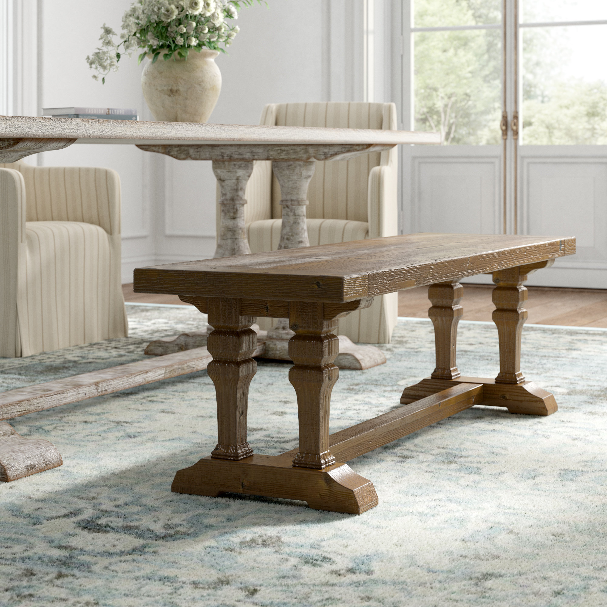 Kelly Clarkson Home Beatrice Solid Wood Bench & Reviews - Wayfair Canada