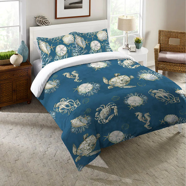 LauralHomePlaya Shells Comforter By Laural Home | Wayfair