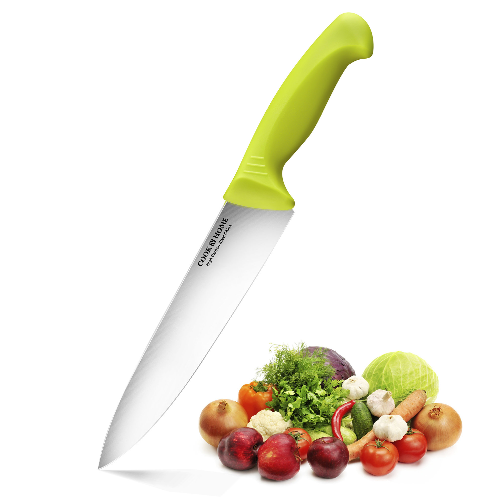 Cook N Home Stainless Steel Multi-Purpose Chef's Knife 8-Inch | Wayfair
