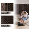 Union Rustic Elmina 6 Ft Folding Room Divider Privacy Screen Home Decor ...