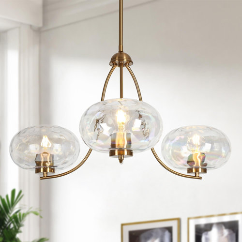 Mercer41 Mourine 3 - Light Dimmable Classic / Traditional Chandelier ...