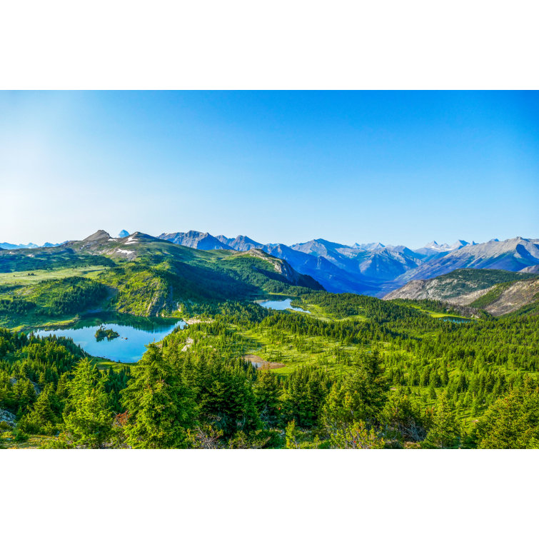 Alpen Home Sunshine Meadows Vista by Yuin Lu Hoo - Print | Wayfair.co.uk