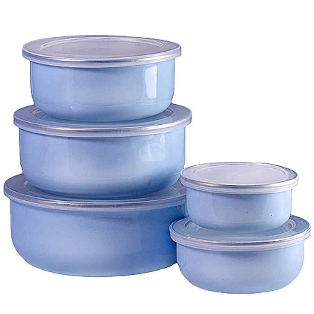Mayer & Boch Enamel Mini Pot Set 5 Pcs & Reviews | Wayfair