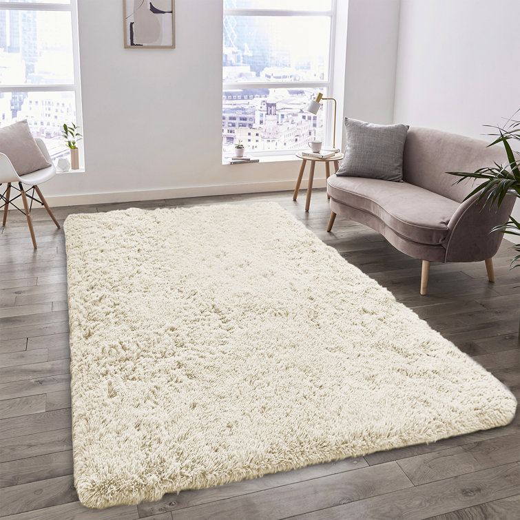 Ameha Solid Colour Shag Indoor / Outdoor Area Rug | Wayfair.co.uk