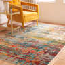 Trent Austin Design® Harrill Abstract Teal/Orange Area Rug & Reviews ...