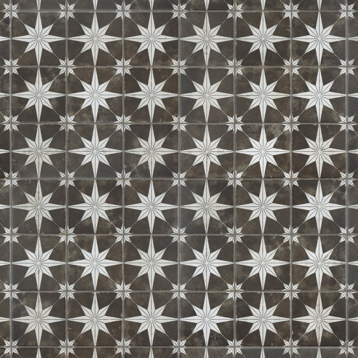 Merola Tile Harmonia 13" x 13" Ceramic Patterned Wall & Floor Tile ...