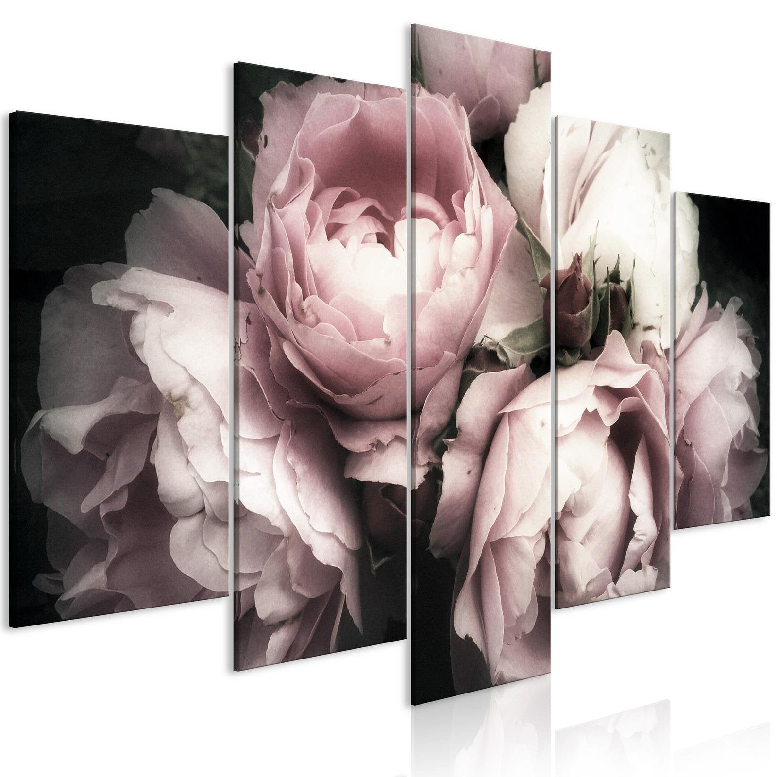 Mercer41 Floral Botanical Style - 5 Piece Wrapped Canvas Print | Wayfair
