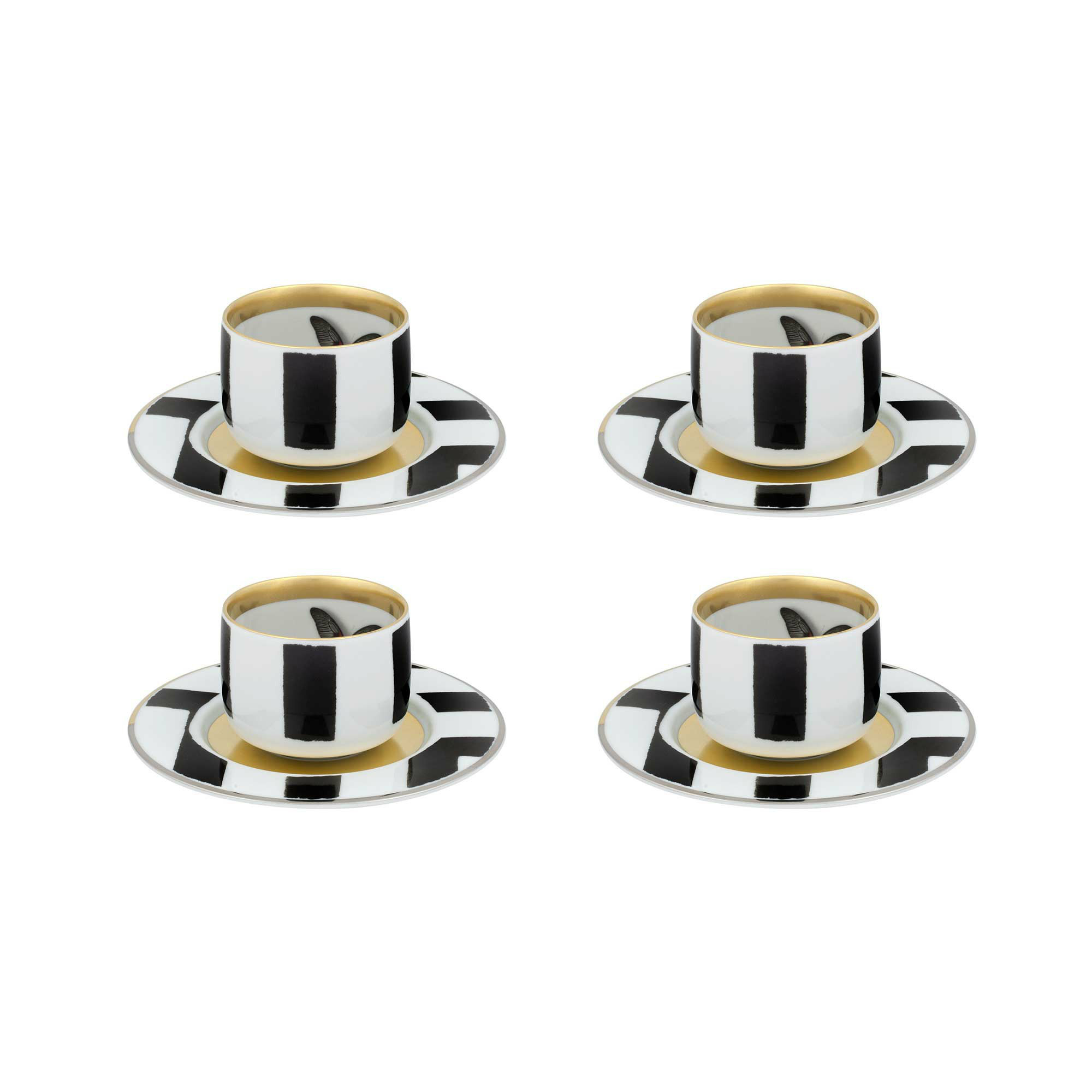 Vista Alegre 4 Piece Teacup & Saucer Set | Wayfair