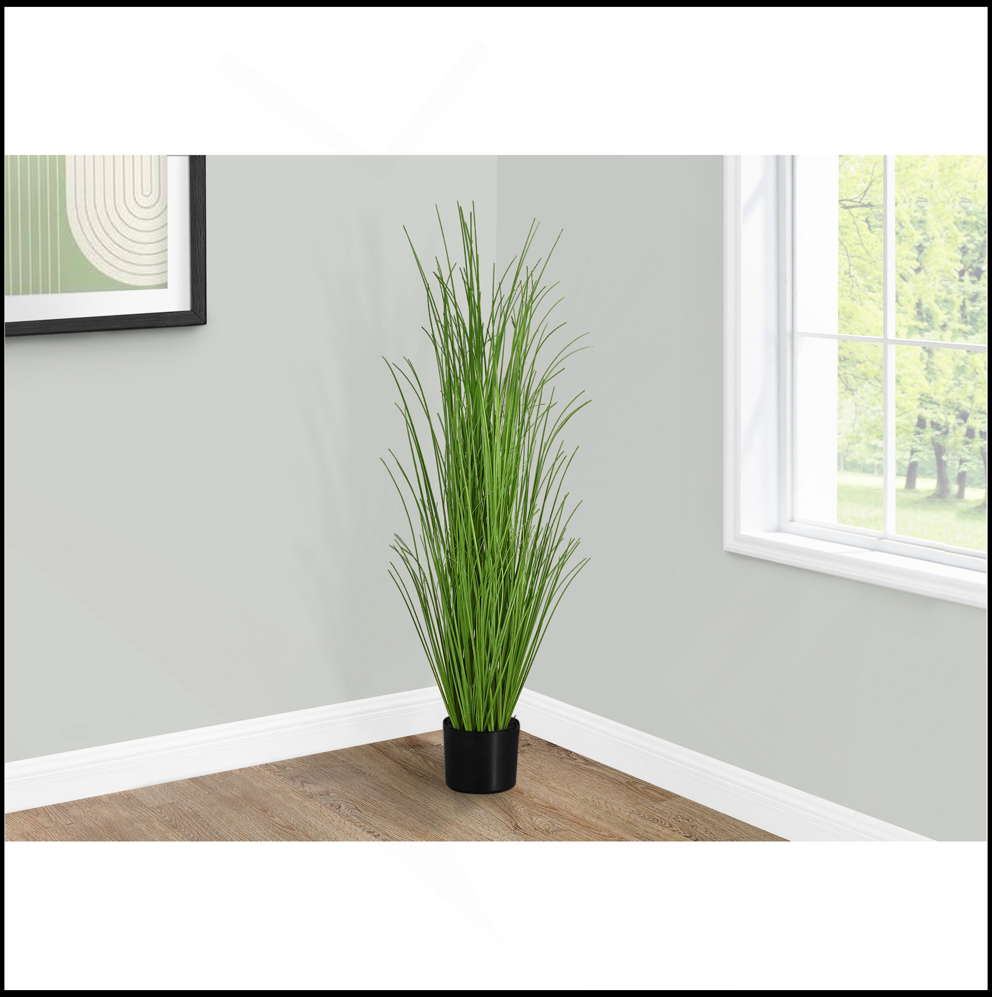 Latitude Run® Artificial Plant, 47" Tall, Grass Tree, Indoor, Faux ...