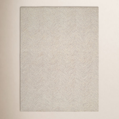 Birch Lane™ Wheaton Wool Chevron Indoor Rug & Reviews | Wayfair