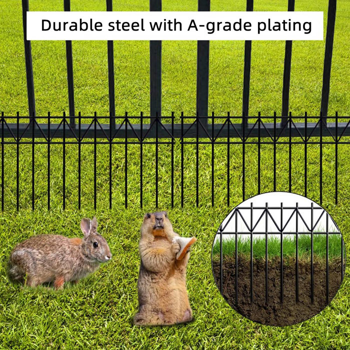 EFPerfect 15'' H x 24'' W Animal Anti-digging Barrier Fence Rustproof ...