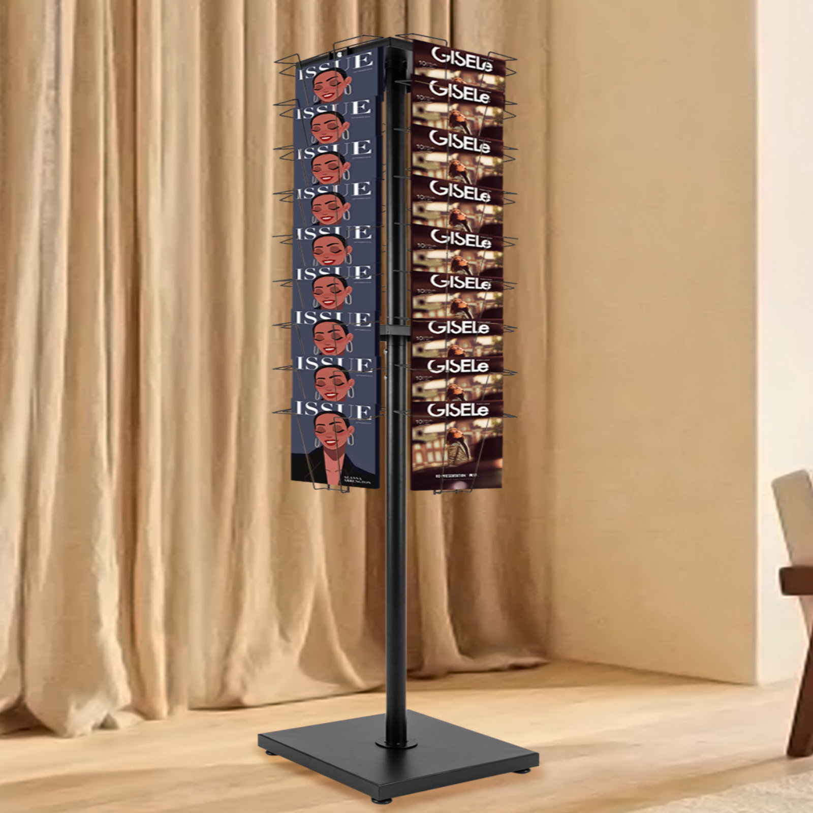 Rebrilliant Machlan Metal Free Standing Magazine Rack | Wayfair