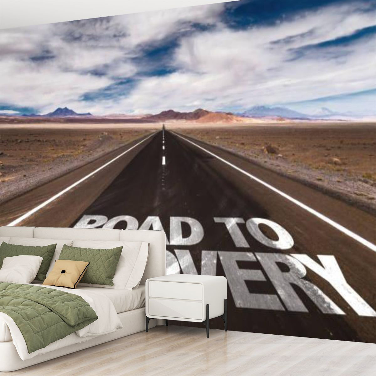 Latitude Run® Peel and Stick Canvas Wallpaper Wall Mural Road to ...