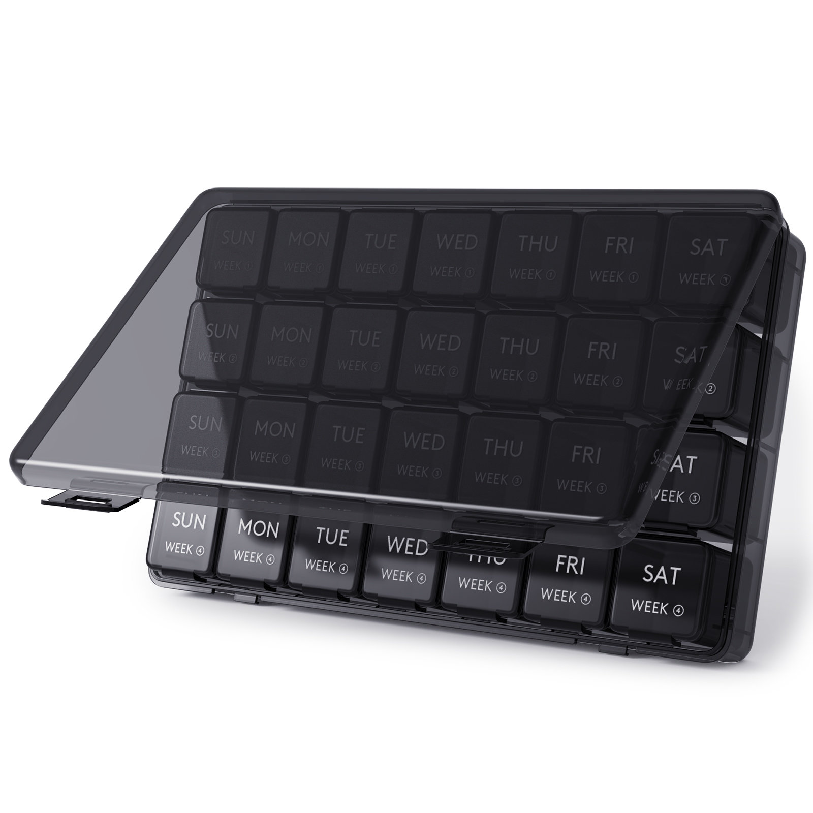 Symple Stuff 28 Day Pill Craft Case Plastic Set | Wayfair