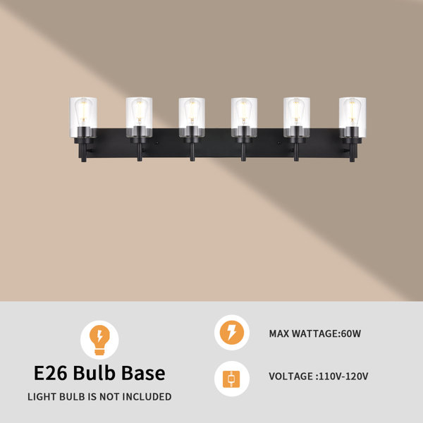 Breakwater Bay Danniell 6 - Light Dimmable Vanity Light & Reviews | Wayfair