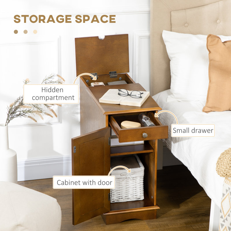 Lark Manor Frame End Table with Storage & Reviews | Wayfair
