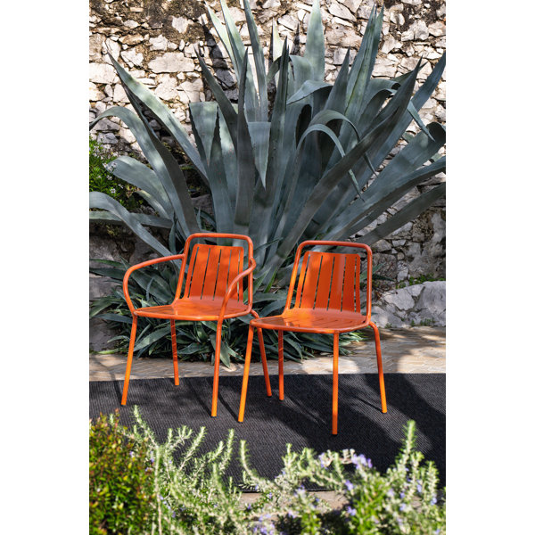 Connubia Easy Metal Outdoor Dining Chair | Wayfair