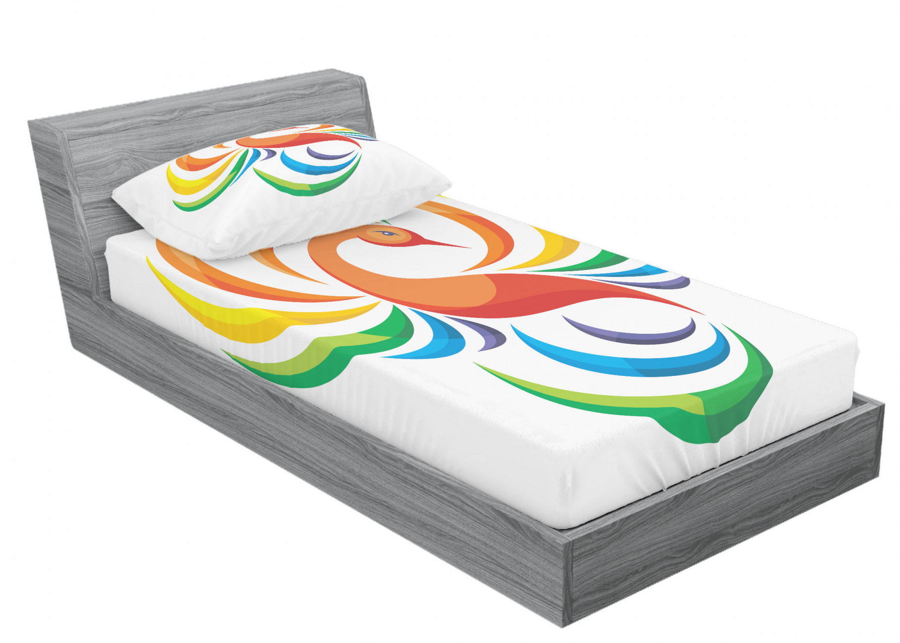 Ambesonne Phoenix Sheet Set | Wayfair