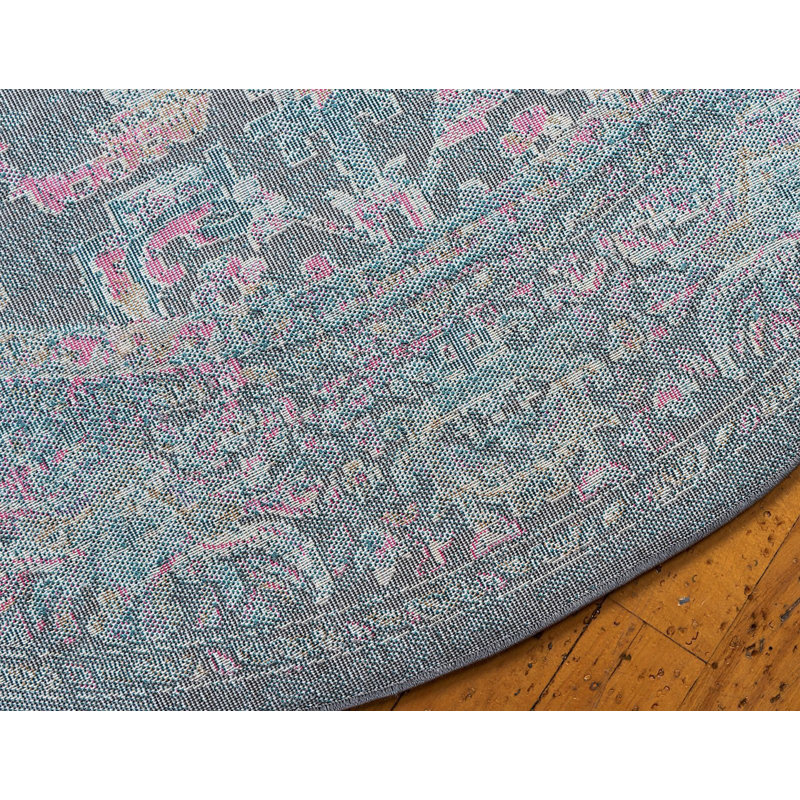 Bungalow Rose Mumford Oriental Pink Area Rug | Wayfair