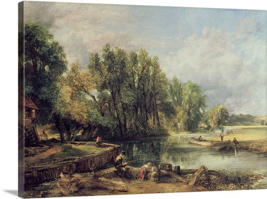 Vault W Artwork 'Stratford Mill' by John Constable Painting Print ...
