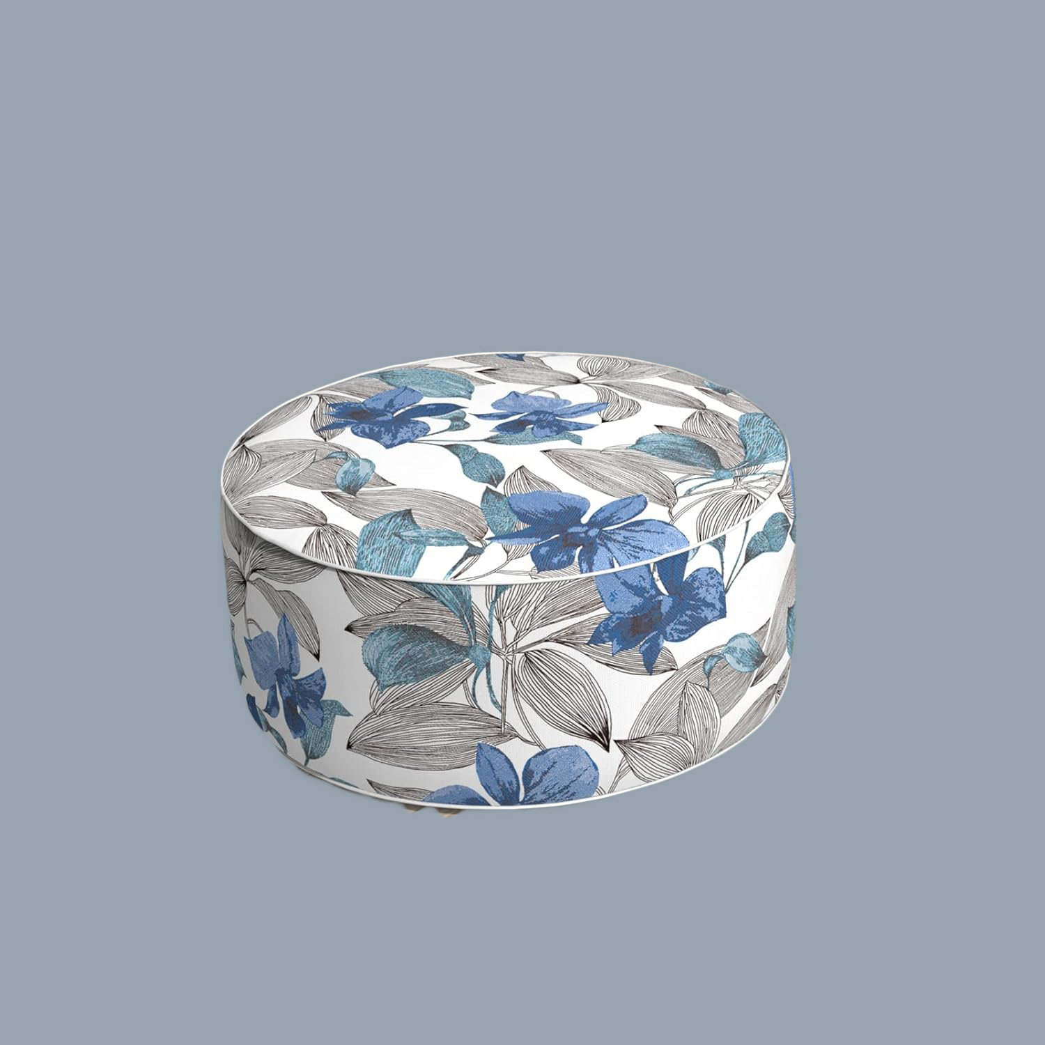 Dakota Fields 21x9 Inch Portable Stool Ottoman with Handle, Patio ...