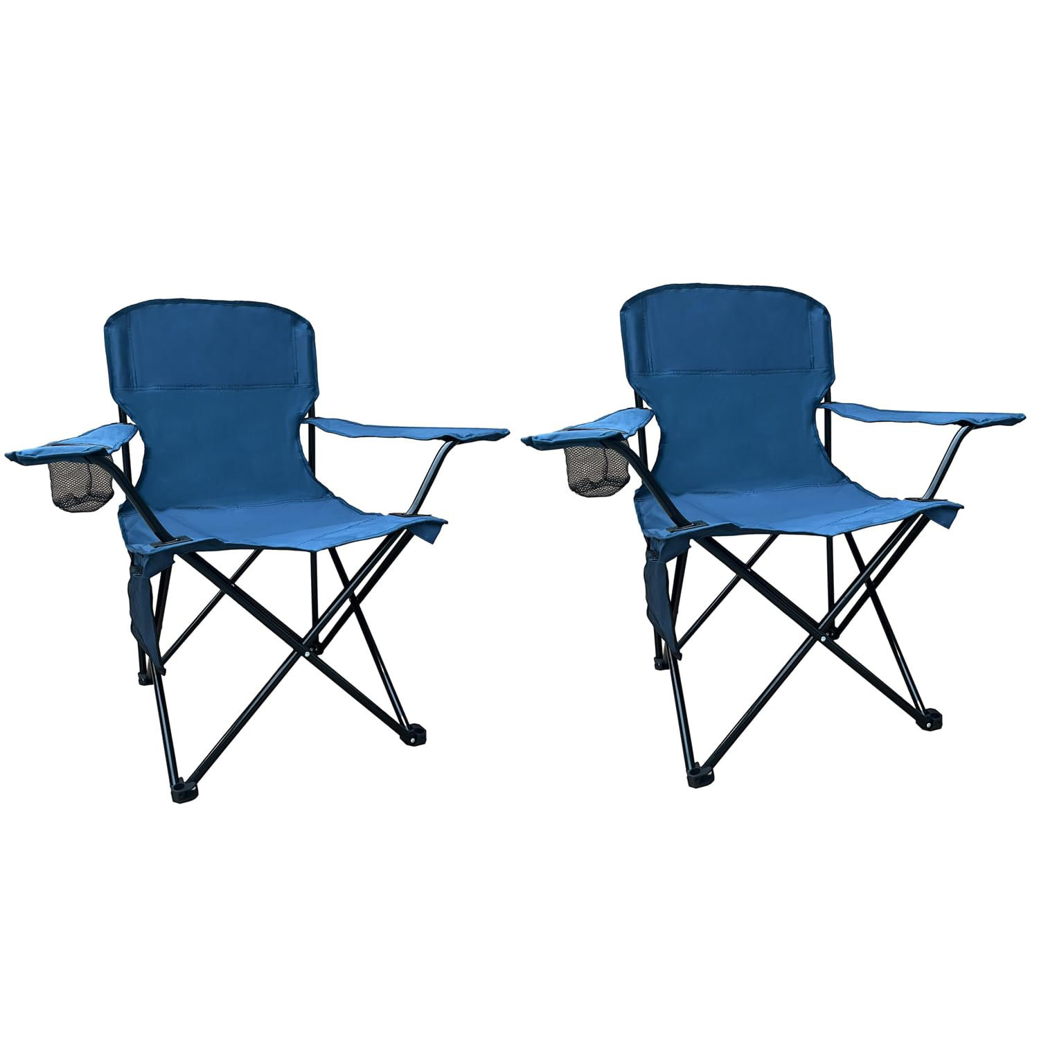 Latitude Run® Folding Camping Collapsible Chairs Heavy Duty Lawn Chair ...