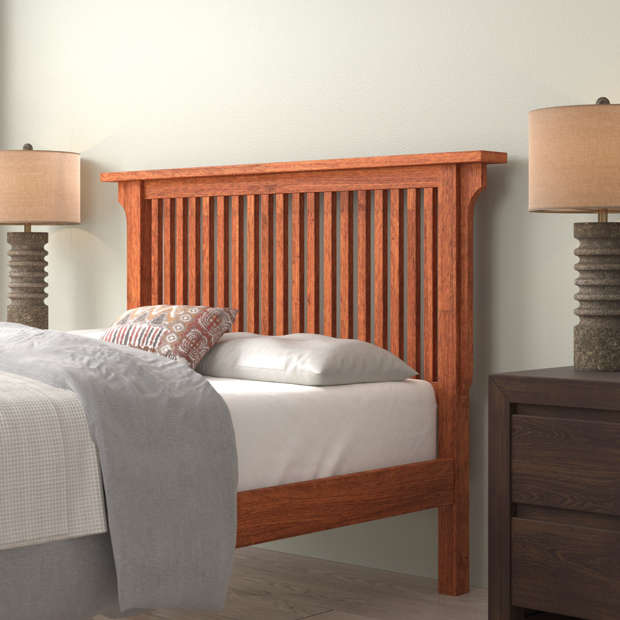 Loon Peak® Kristin Solid Wood Slat Headboard & Reviews | Wayfair