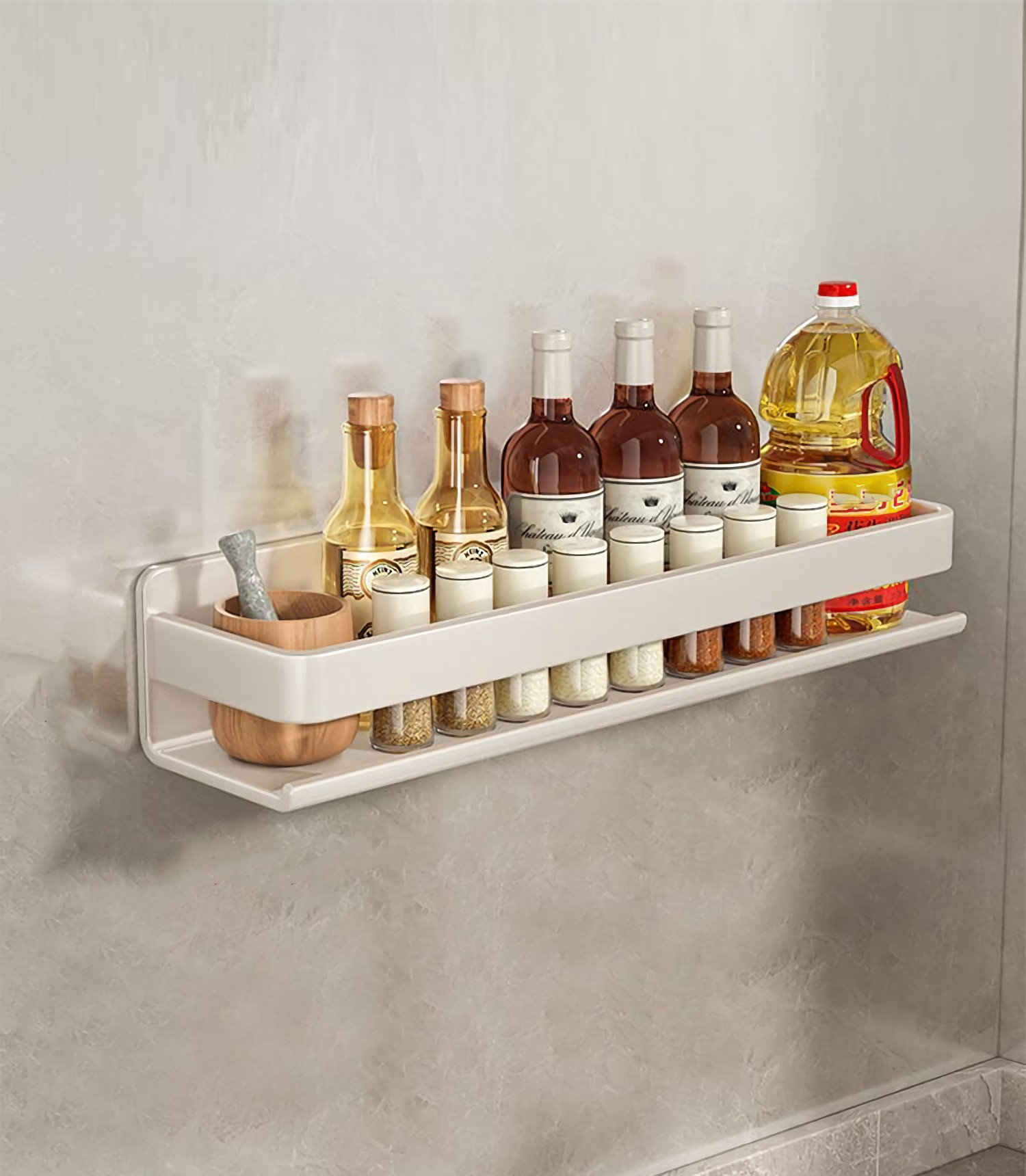 Hokku Designs Kitchen Storage Rack Non Perforated Spice Storage Rack ...