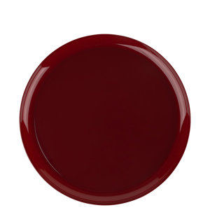 EcoQuality Disposable Round Plastic Plates Edge Collection 20 Guests ...