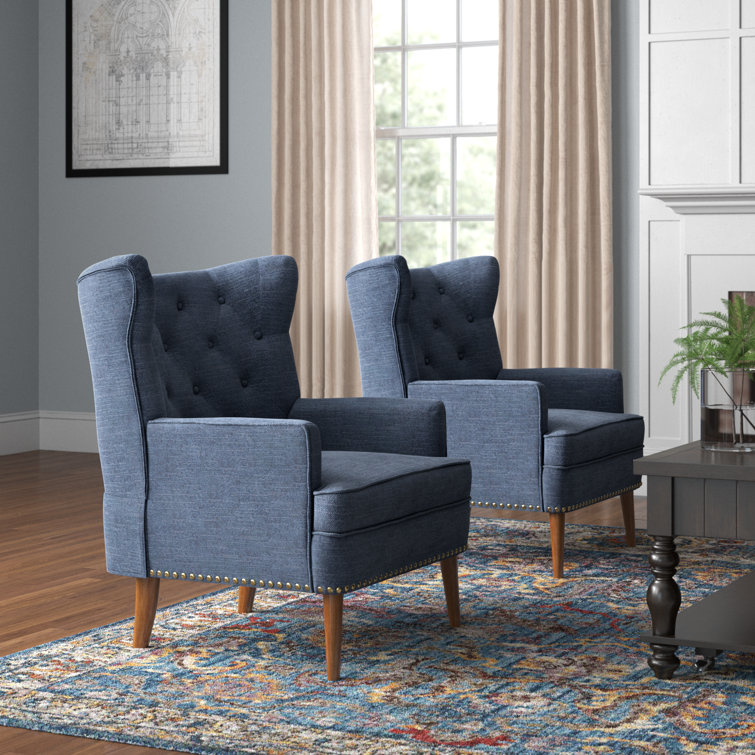 Lark Manor Adiza 30'' Wide Upholstered Wingback Armchair & Reviews ...