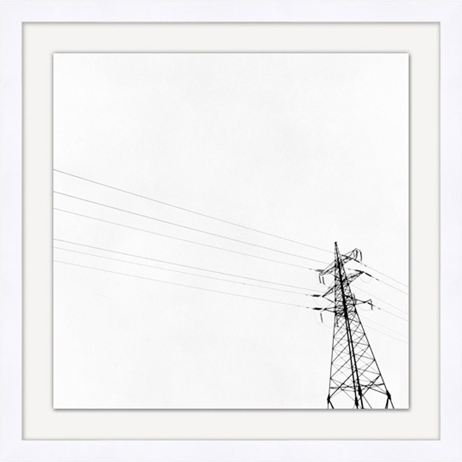 Wendover Art Group Power Line 3 by Thom Filicia - Picture Frame Drawing ...