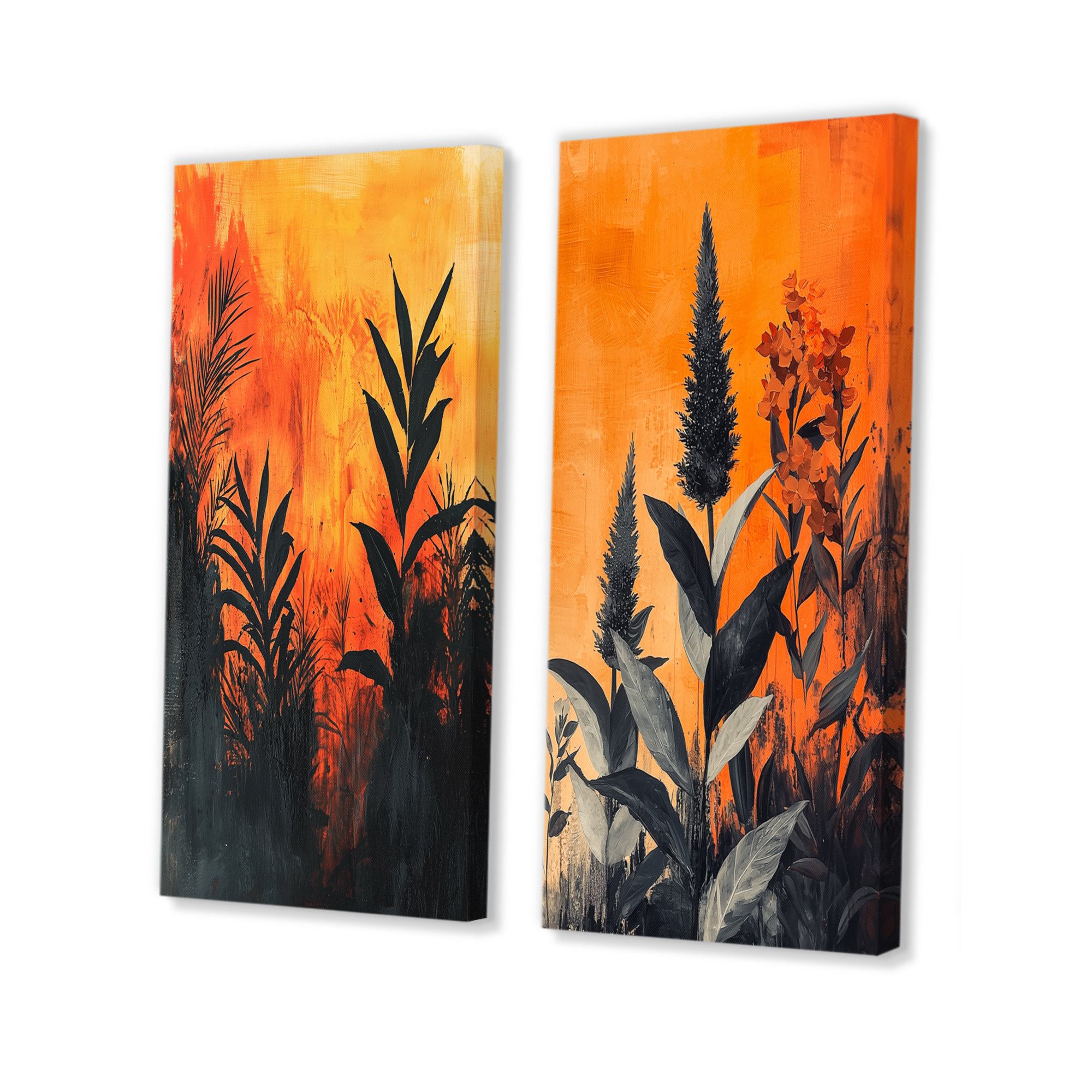 Red Barrel Studio® The Fiery Expressionism Tropical Forest I - Floral ...