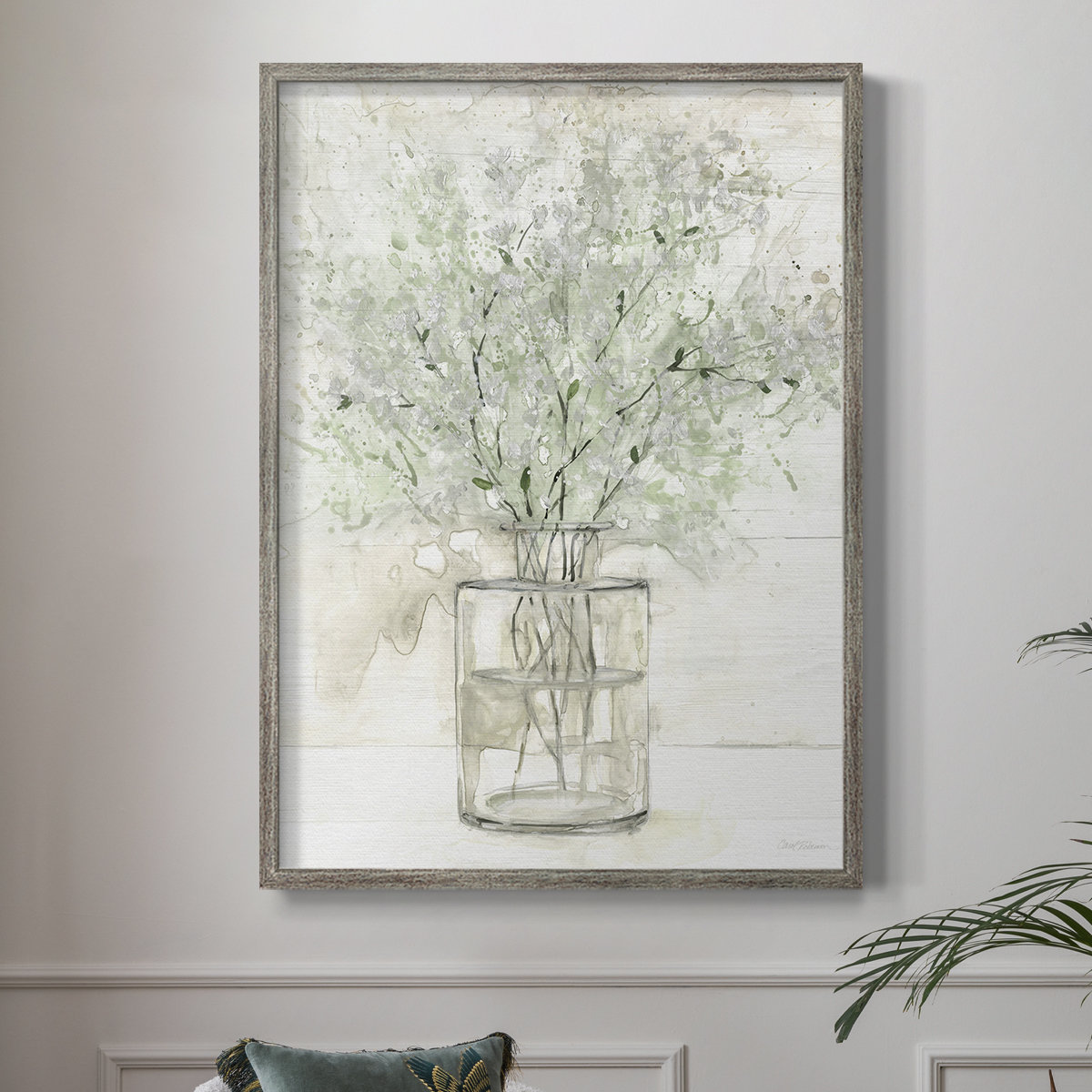Lark Manor™ Greens of Summer I Framed Print - Solid Wood 48016 | Wayfair