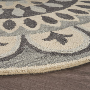Darby Home Co Elmbridge Oriental Geometric Hand Tufted Wool Area Rug ...
