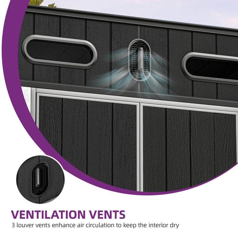 Balconera 6x6 FT Outdoor Storage Shed & Reviews | Wayfair