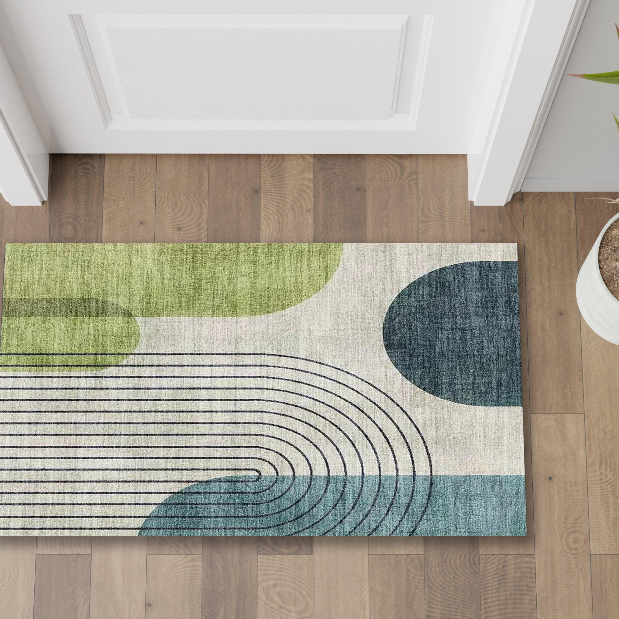 George Oliver 30" x 46" Accent Rug | Wayfair