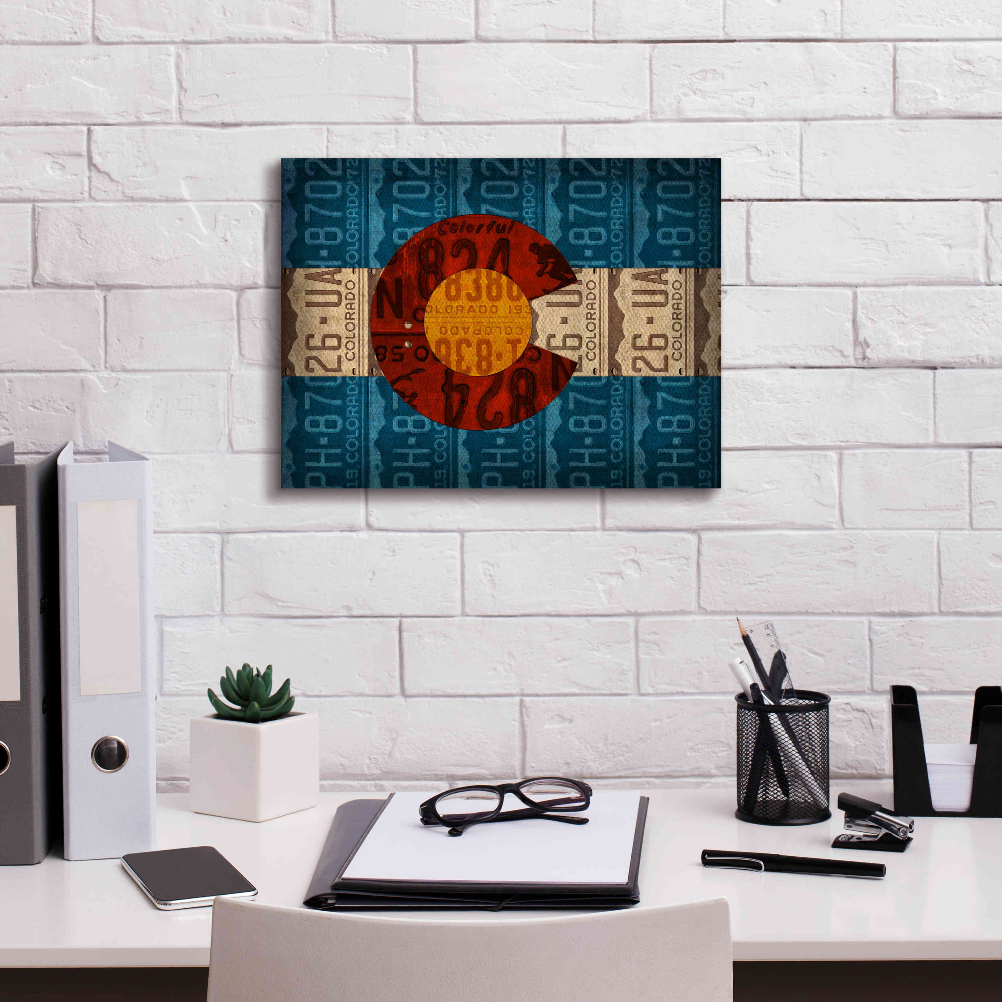 Gracie Oaks " Colorado State Flag License Plates " by Design Turnpike ...