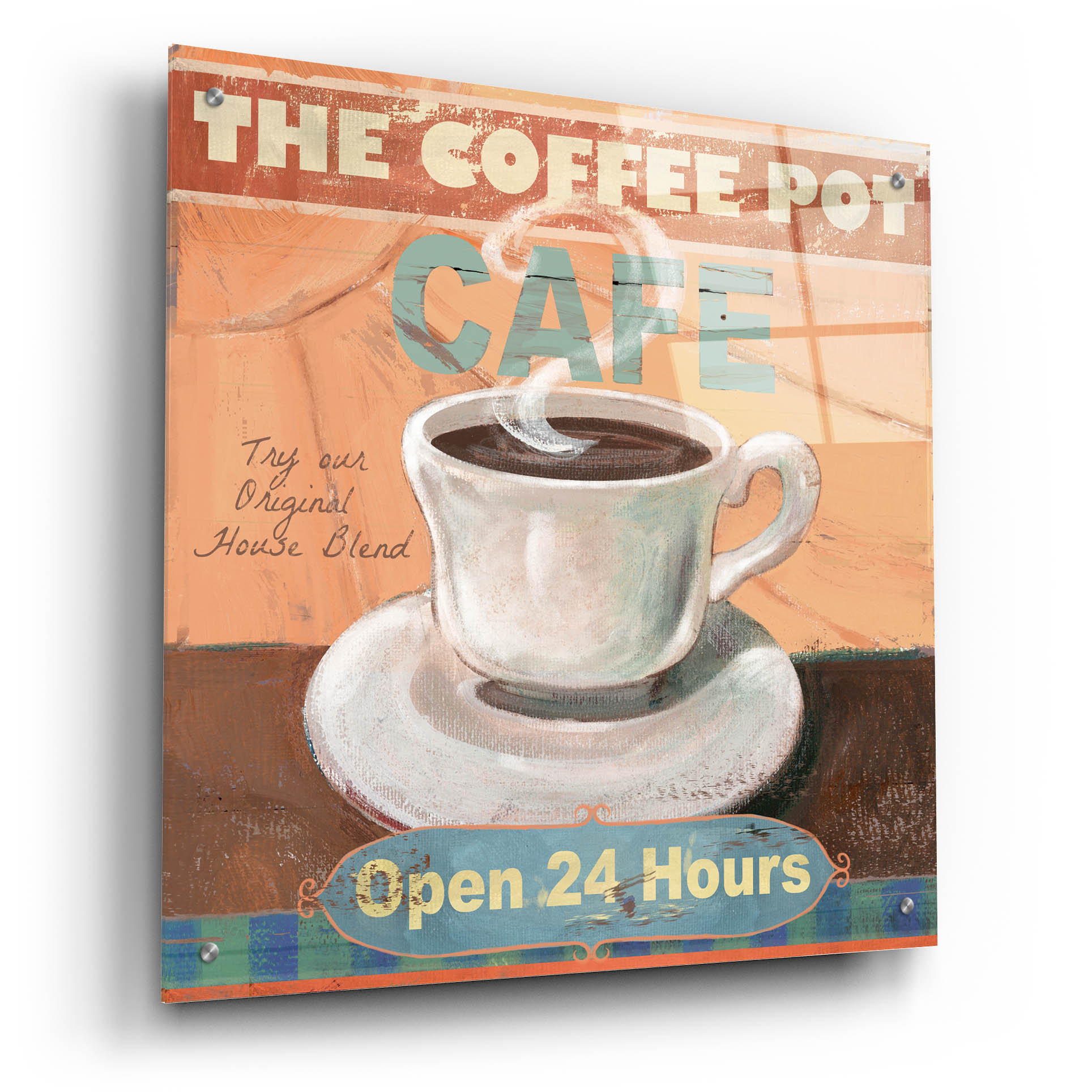 Lark Manor™ 'Coffee Pot' by Fiona Stokes-Gilbert Acrylic Glass Wall Art ...