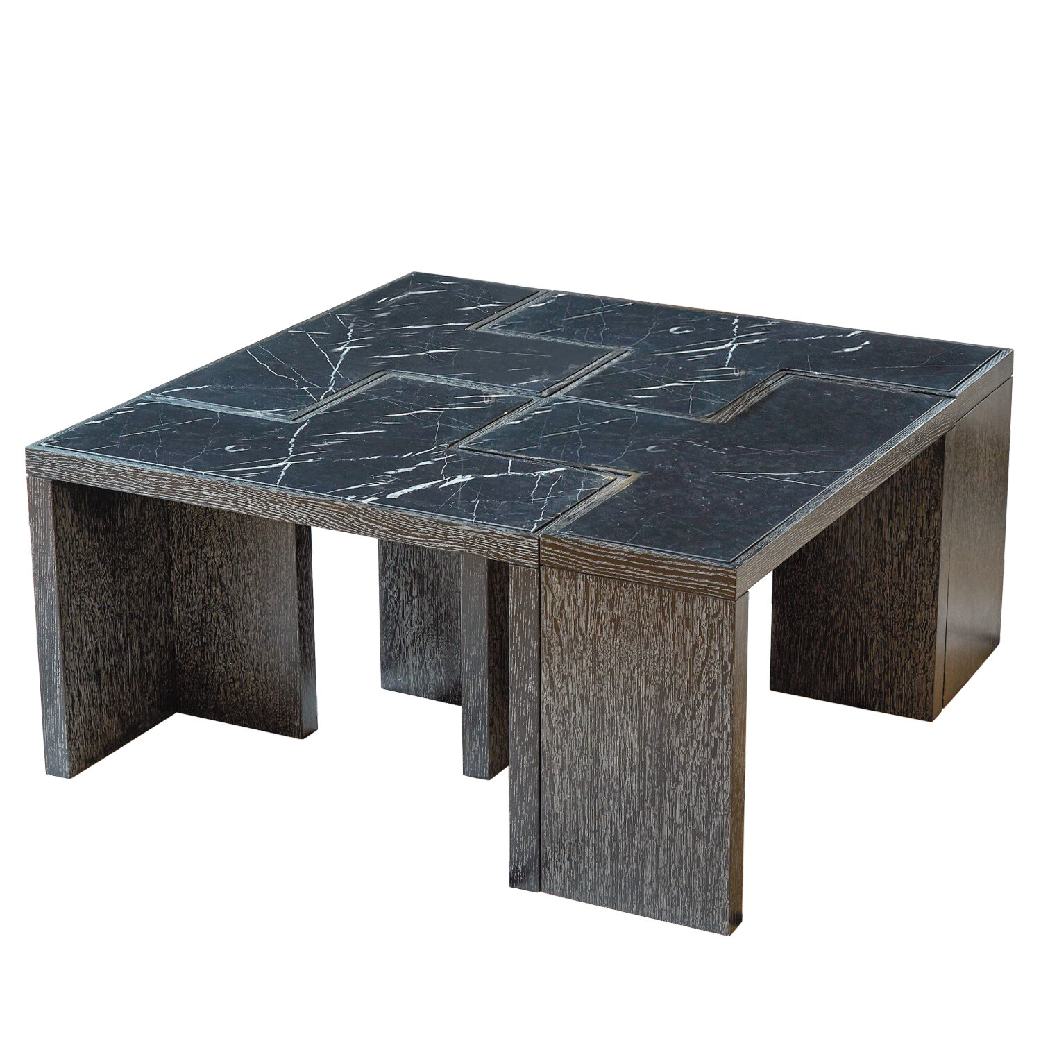 Global Views T-Flex Table-Black Cerused Oak | Perigold