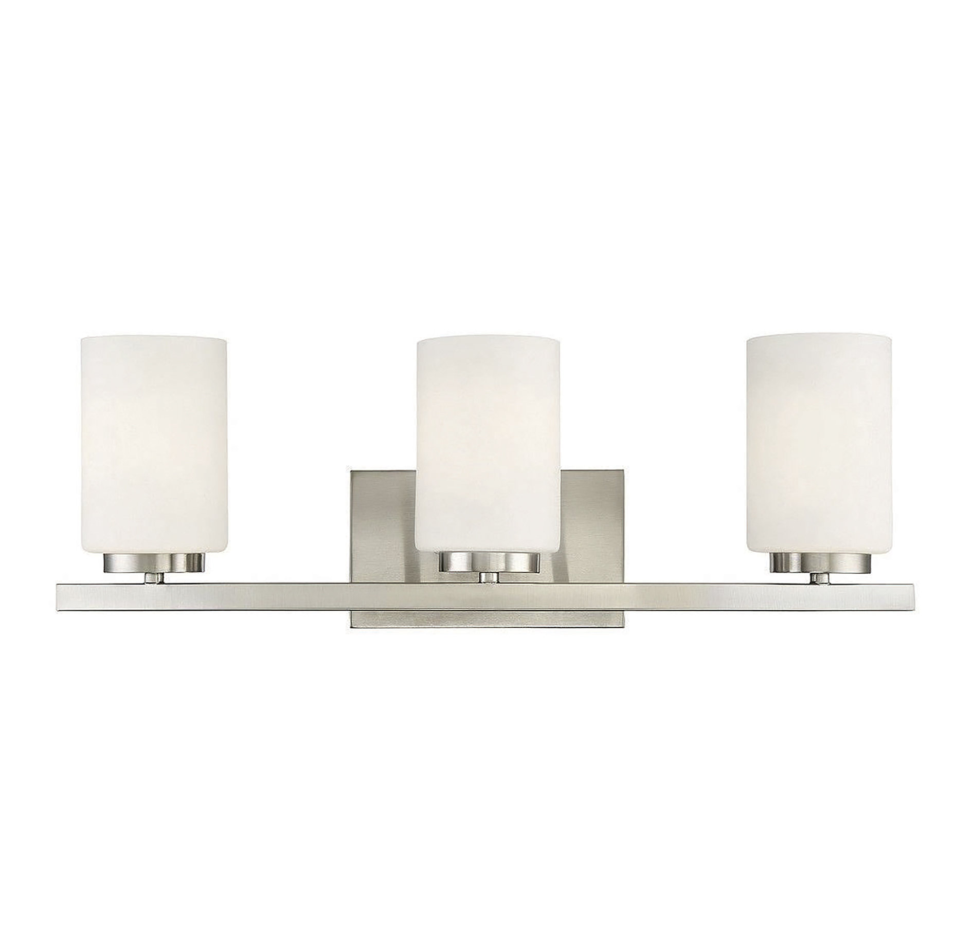 Wade Logan® Beichner 3 - Light Dimmable Nickel Vanity Light & Reviews ...