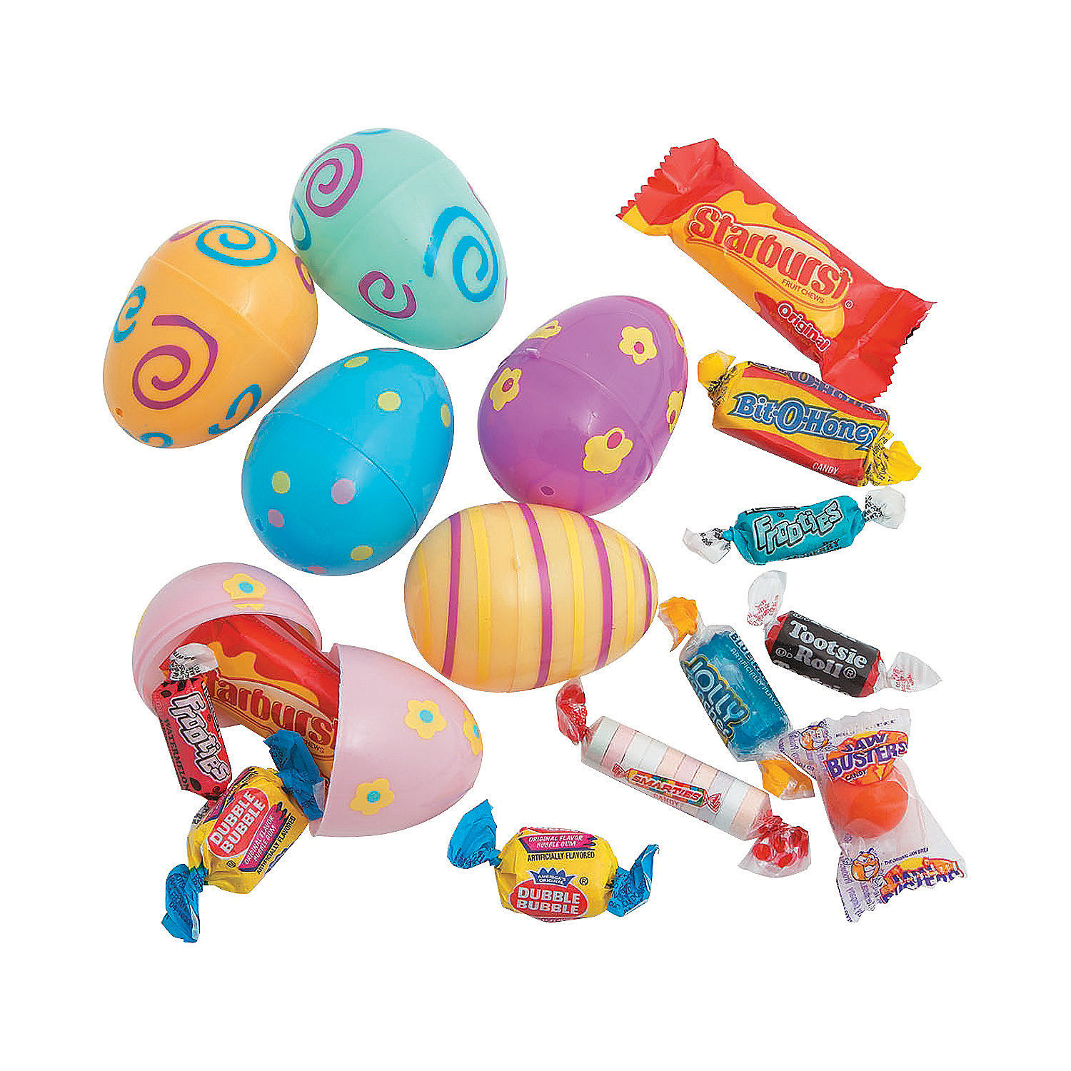 pastel easter eggs candy