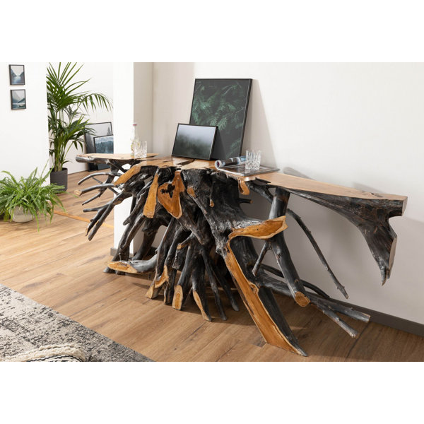 Massivmoebel24 Unika 200cm Solid Wood Console Table | Wayfair.co.uk