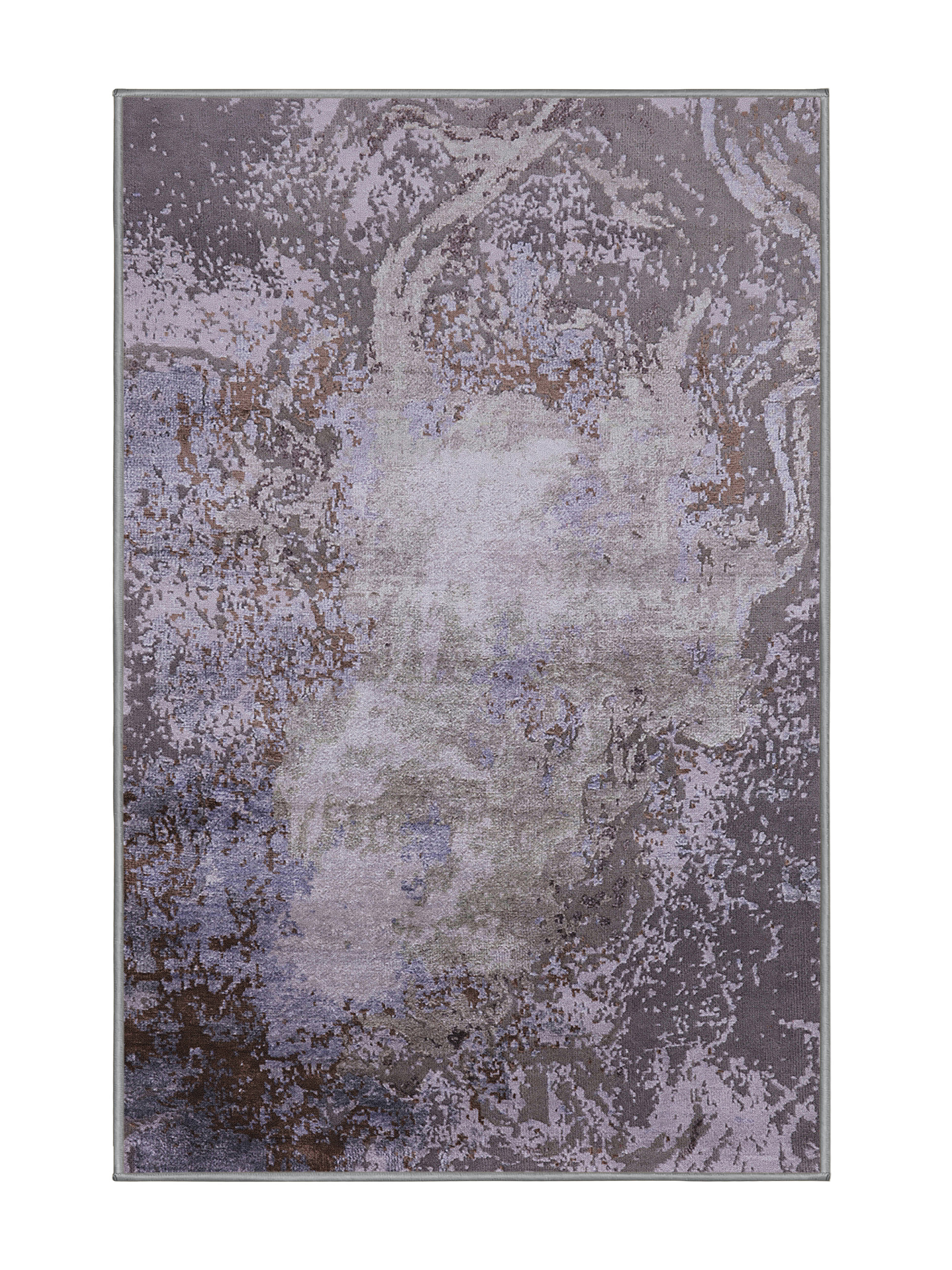 17 Stories Abstract Grey Area Rug - Wayfair Canada