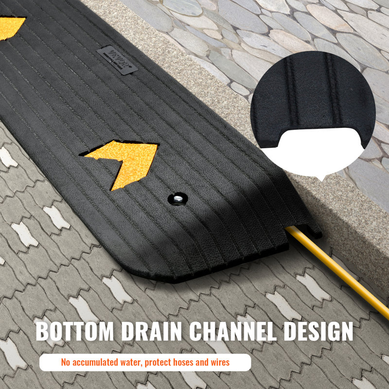VEVOR Rubber Threshold Ramp & Reviews | Wayfair