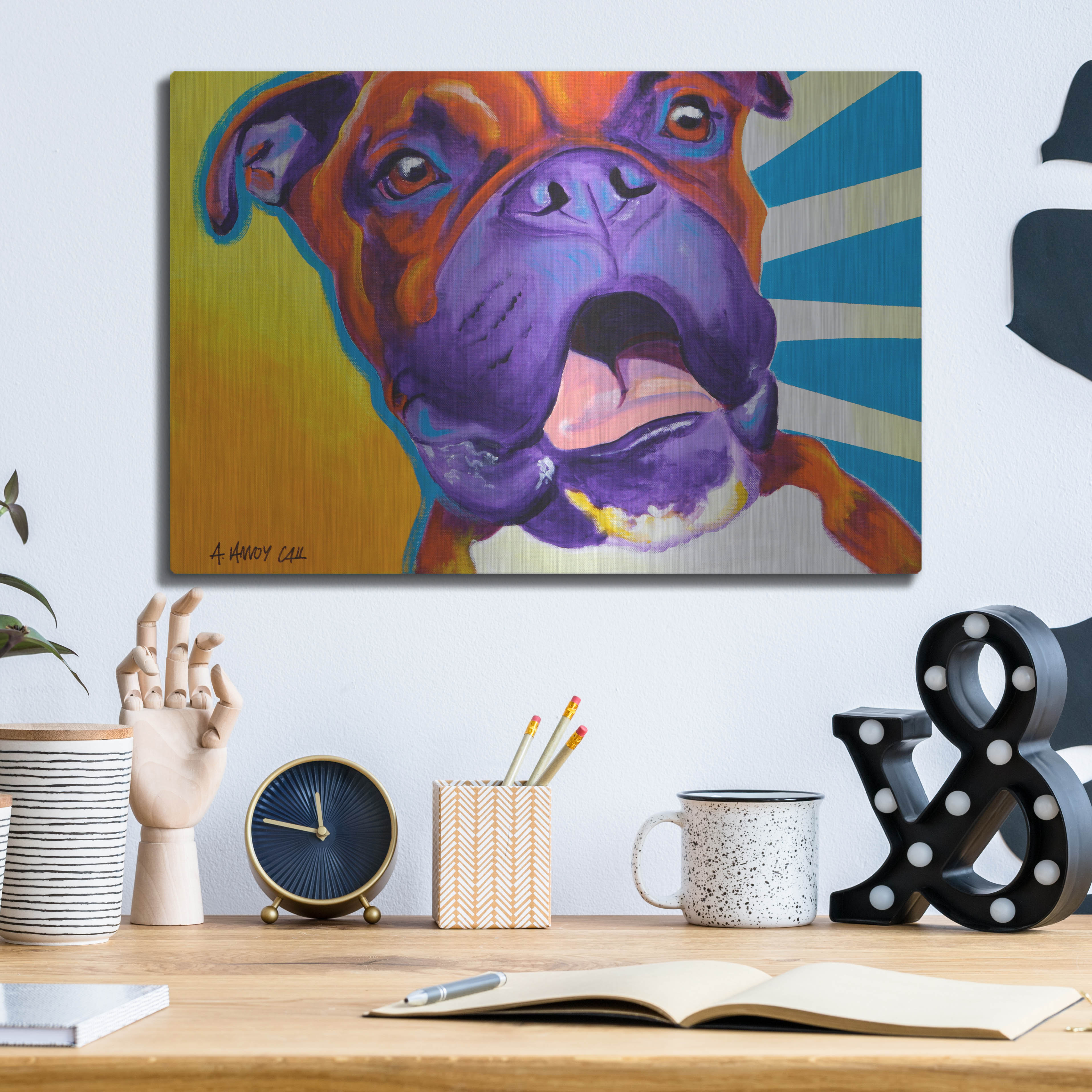 Red Barrel Studio® " Boxer - Chance " by Dawg Painter | Wayfair