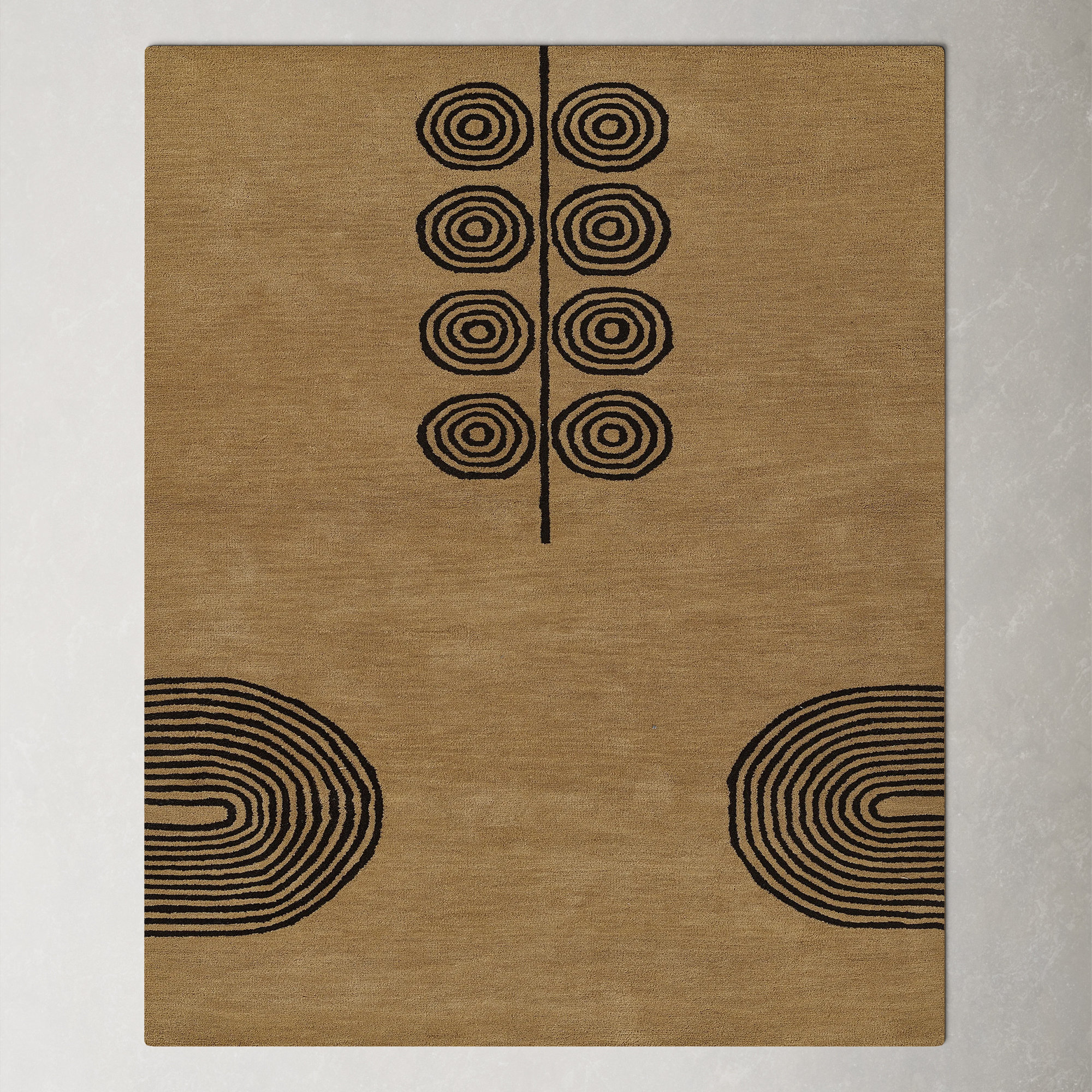 AllModern Yasi 5 Simba Hand Tufted Wool Contemporary Beige Area Rug 2 ...