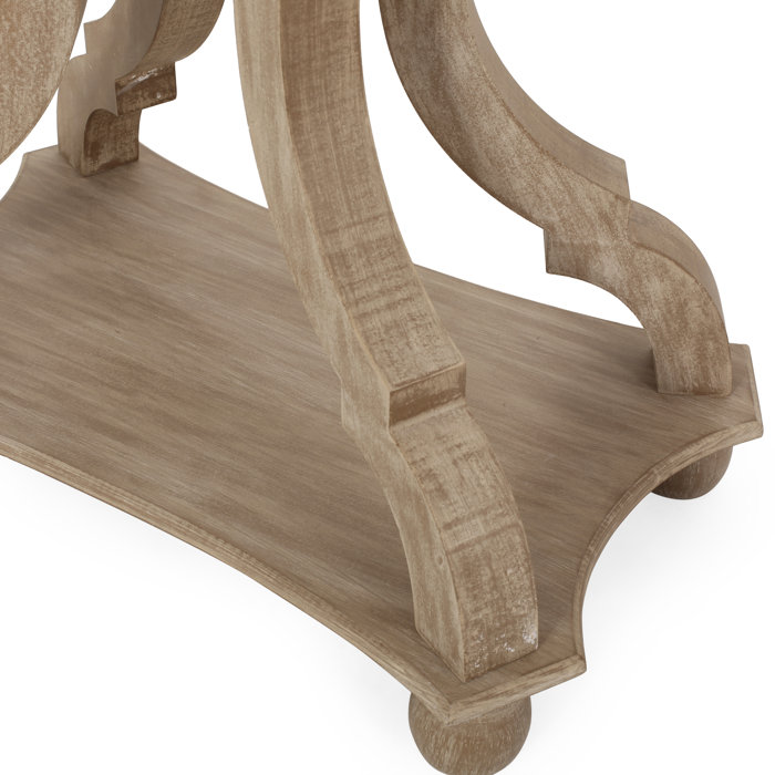 One Allium Way® Tray Top Trestle End Table & Reviews | Wayfair