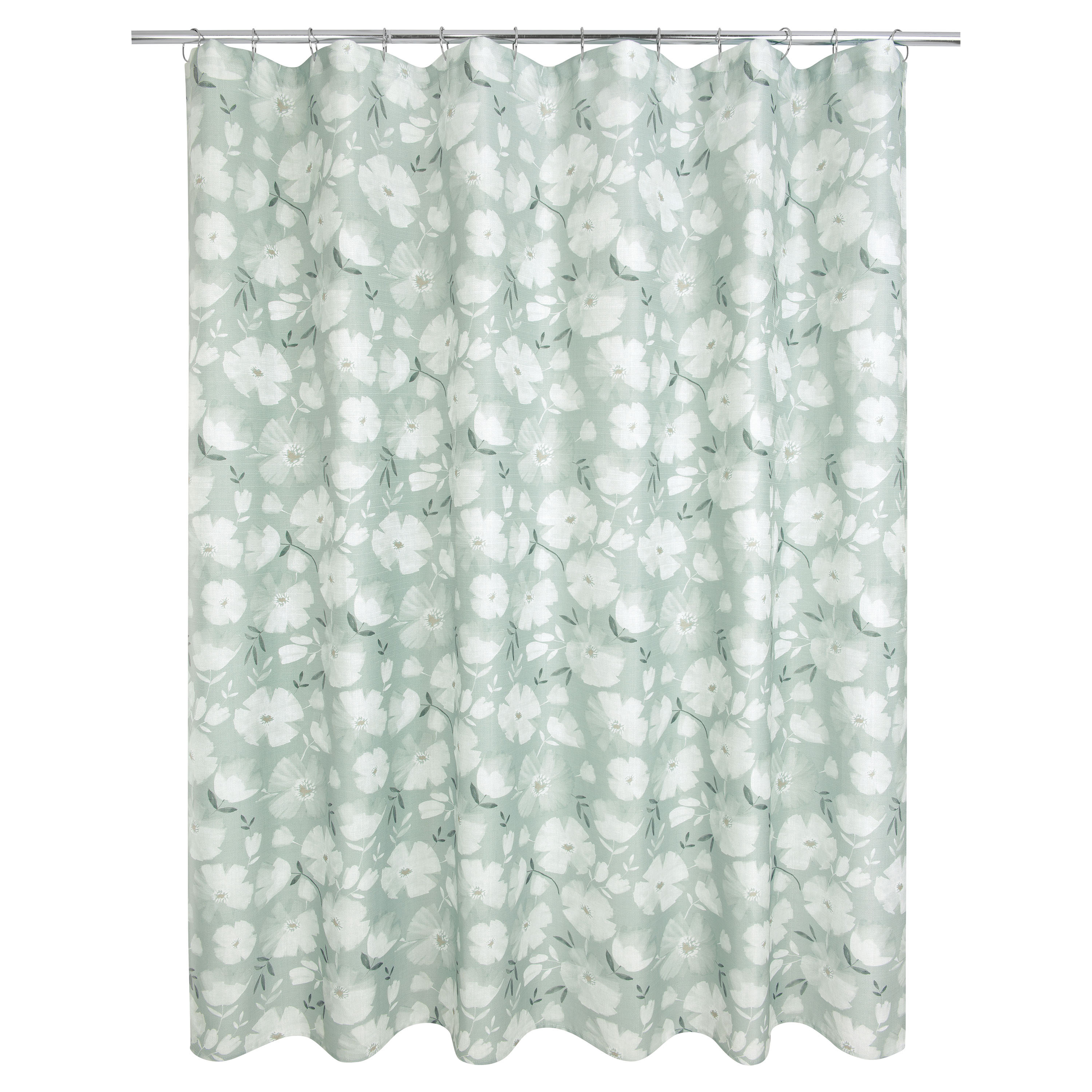 Winston Porter Svanborg Floral Shower Curtain | Wayfair