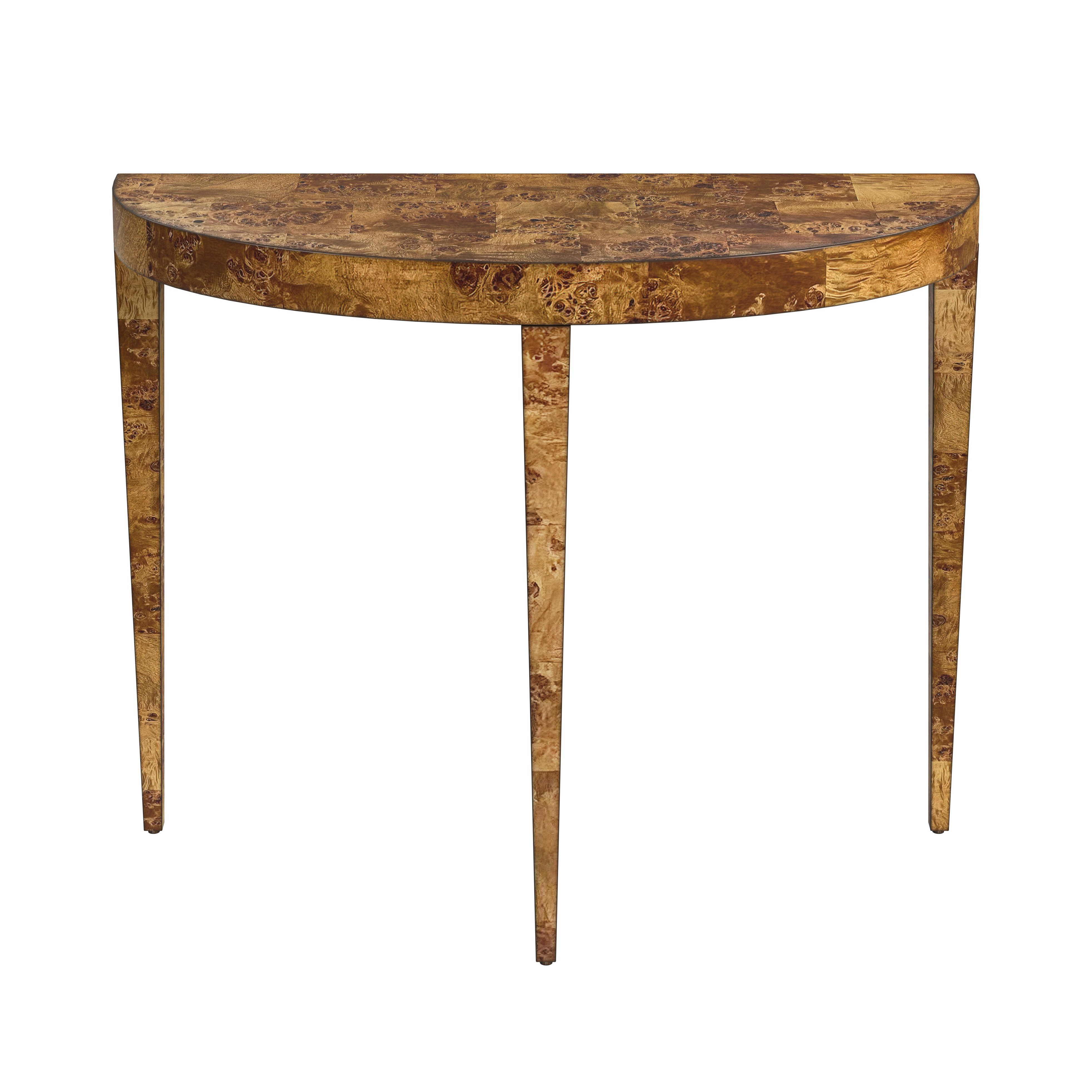 Butler Ingrid Light Burl Console Table & Reviews | Perigold