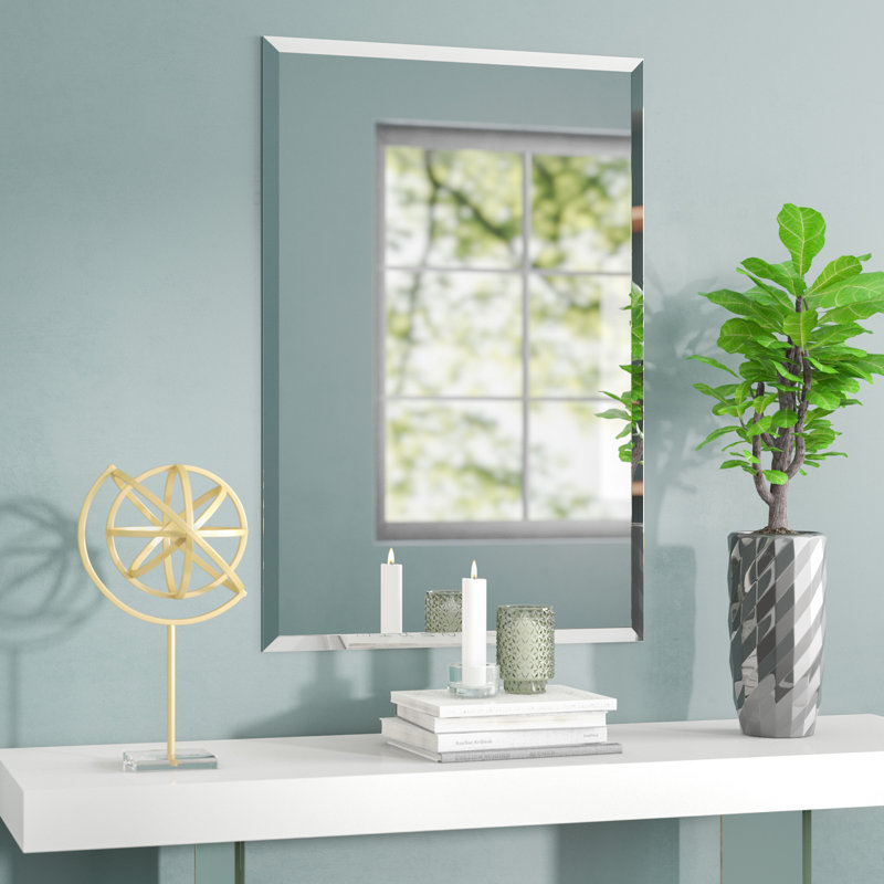 Ebern Designs Petta Flat Mirror & Reviews | Wayfair